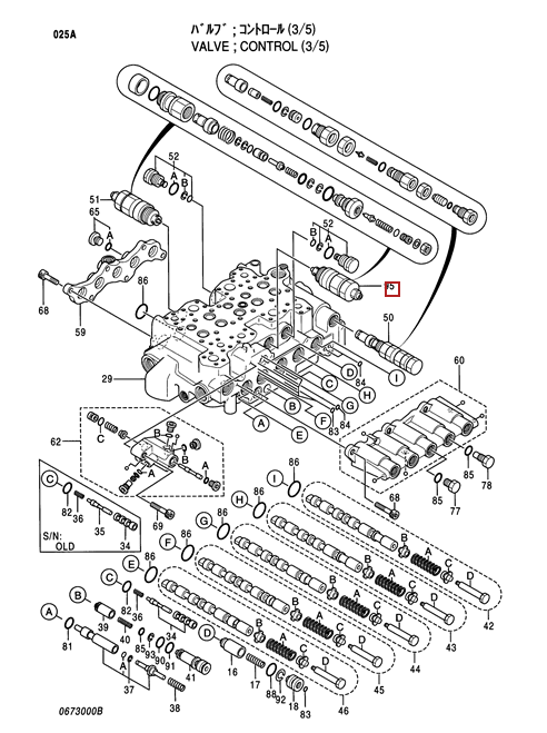 Hitachi 200 Control Valve Excavator Relief Valve Secondary Relief Valve ...